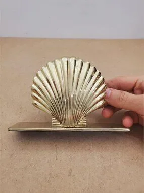 Other | Vintage Napkin Or Letter Holder Mid Century 5s Metal Shell ...